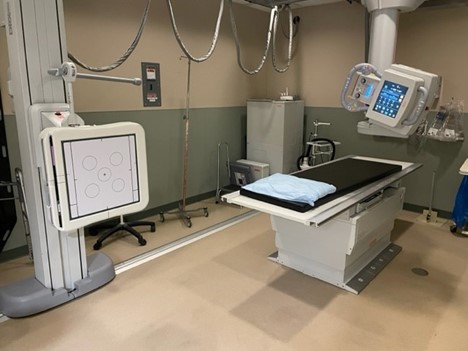 DRX Evolution rad room with digital detector – ECG