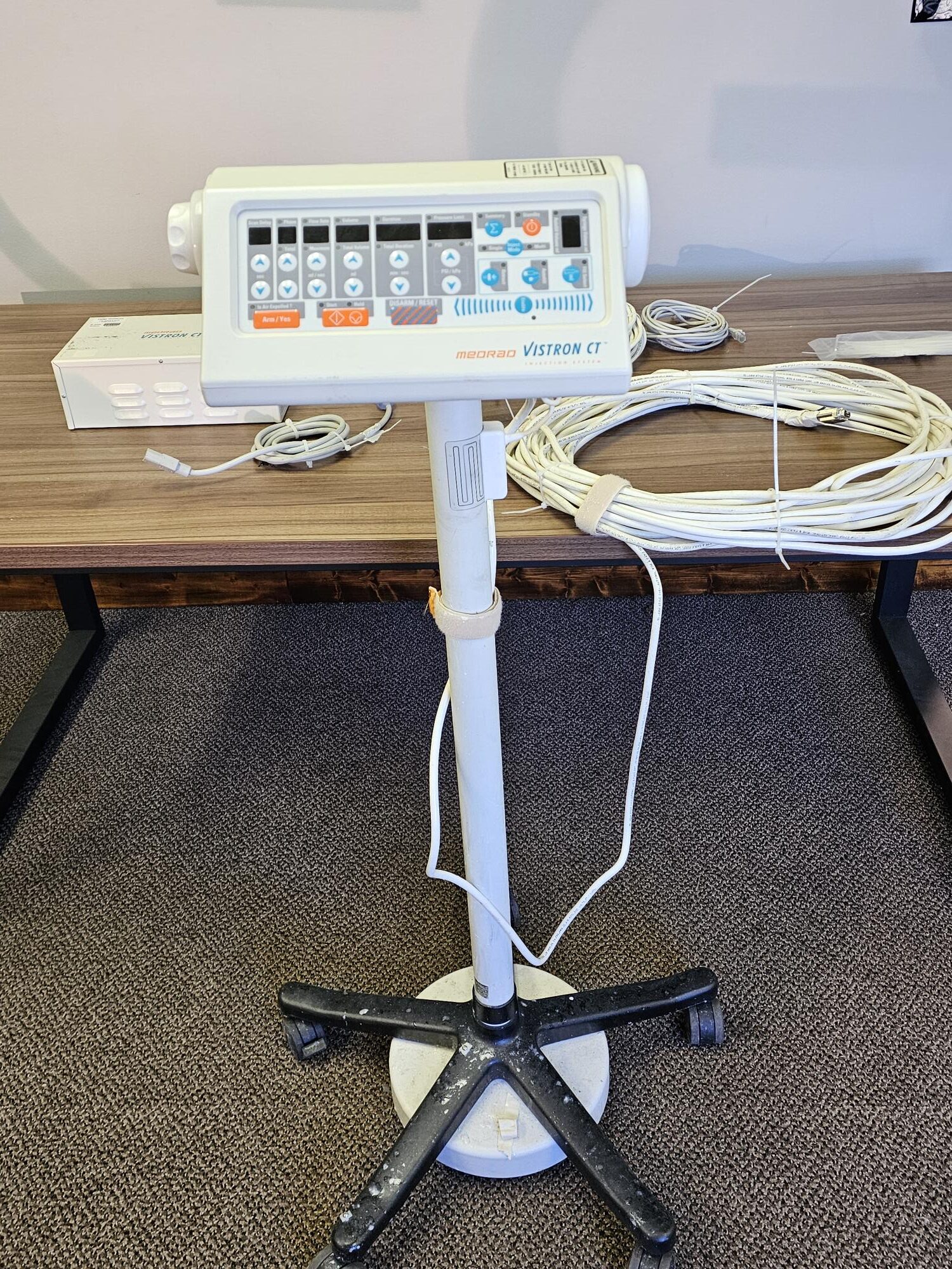 Single head Medrad Stellant ceiling mounted injector – ECG