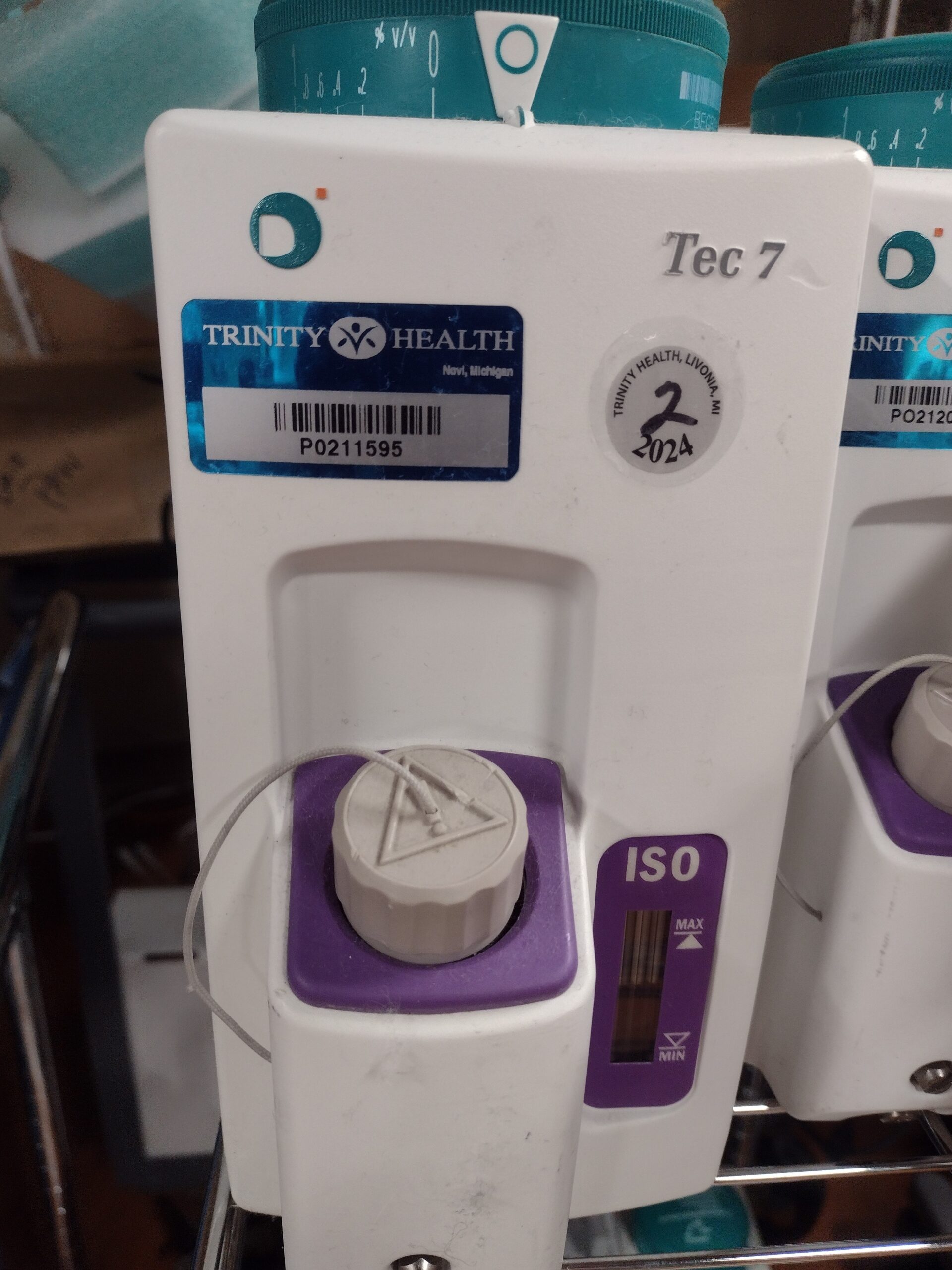 (10) GE Tec7 Vaporizers – ECG