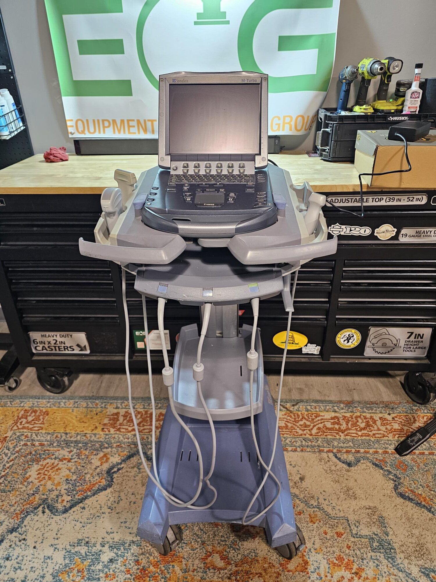 Refurbished 2008 Sonosite M-Turbo Ultrasound System with three probes ...