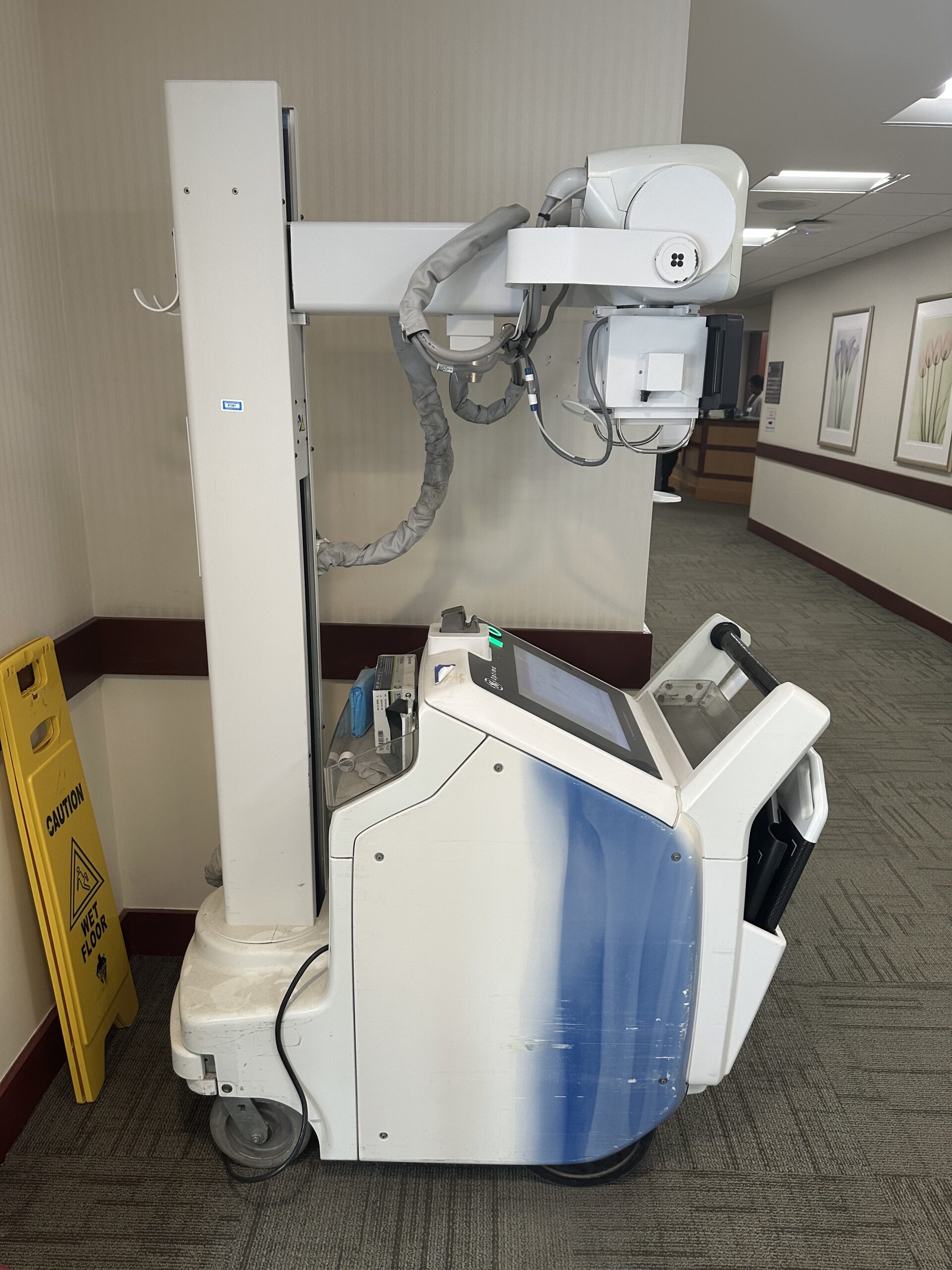 2014 GE Optima 220 portable with a 2016 flash pad detector – ECG